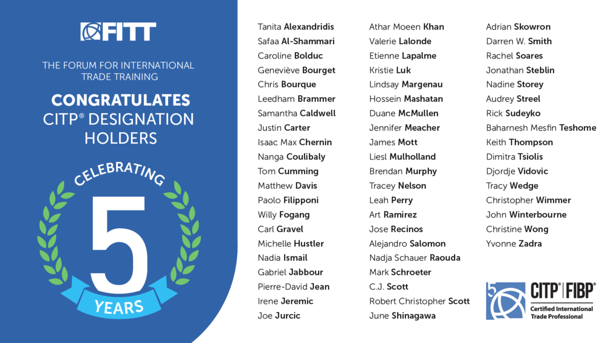 Celebrating the remarkable people who make trade happen at the FITT ...
